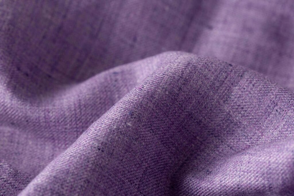 Luxury 100% Linen Yarn-Dyed Twill Fabric – 135cm Width, 168g Weight ...