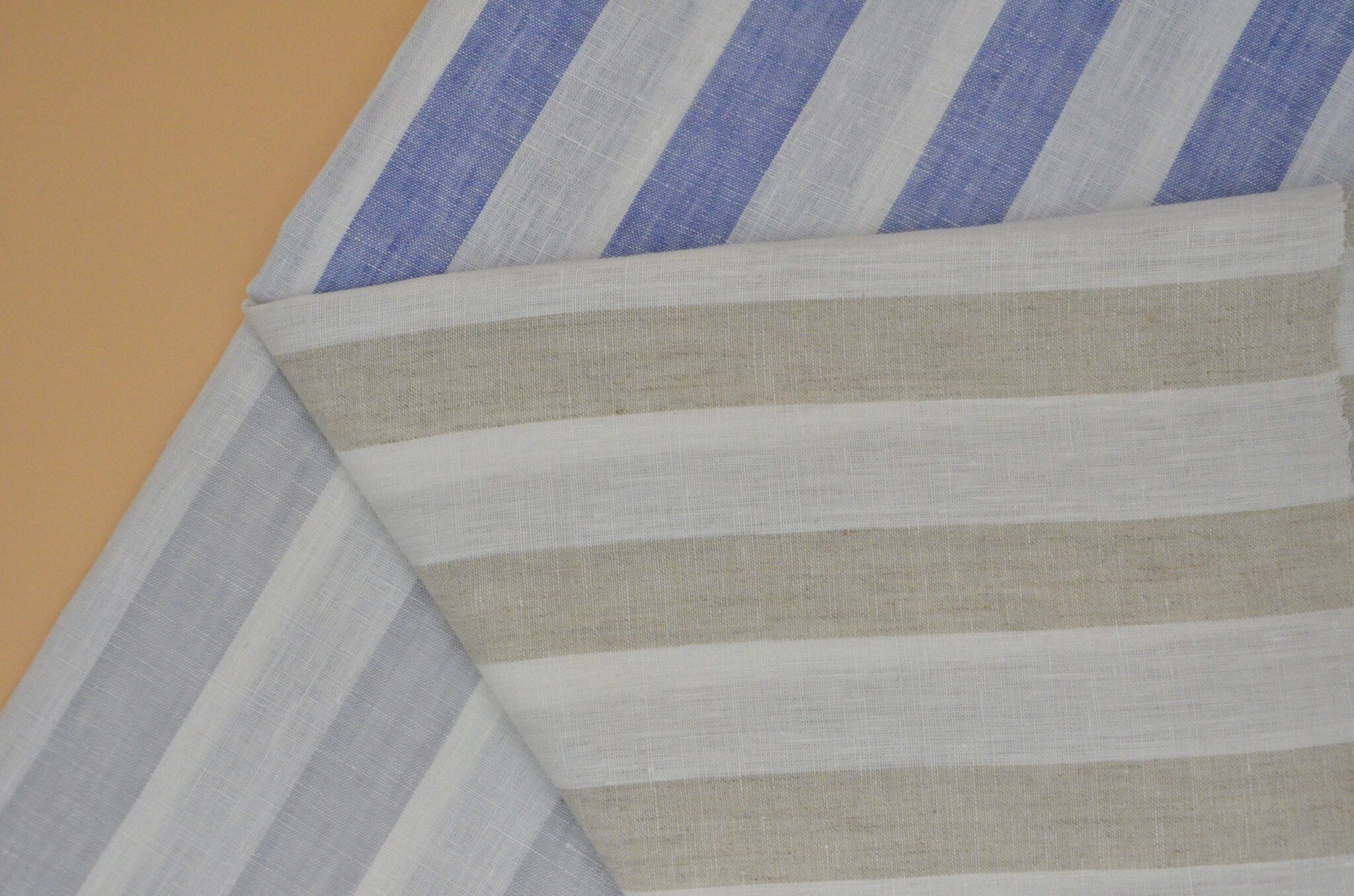 Summer Weight Linen Fabric - 141g, 140cm Width, Pure Natural Fiber ...