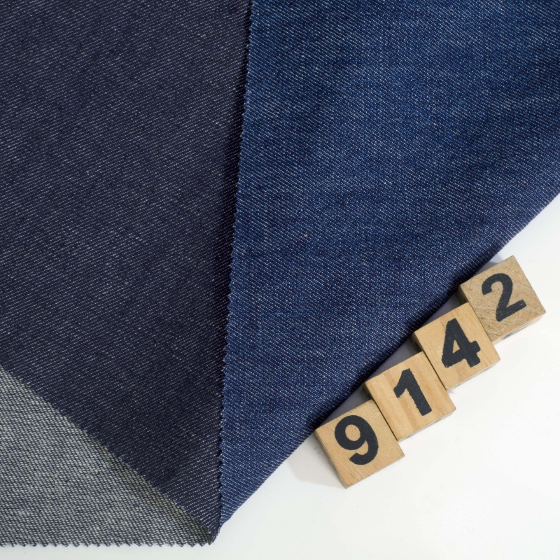 Hemp Cotton Denim Fabric - 175g/sqm, 148cm Width, Soft & Durable for ...