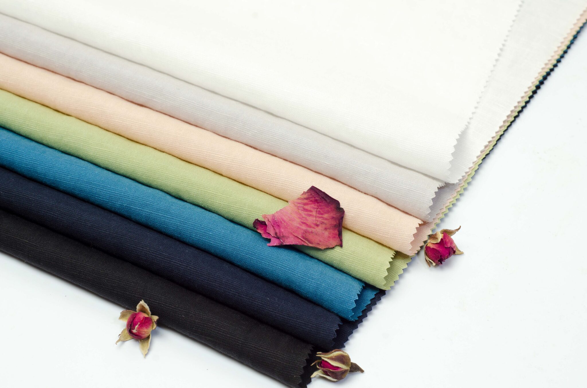 9810# Tencel Linen Rose Fiber Fabric - 135g/sqm, 137cm Width, Aromatic ...