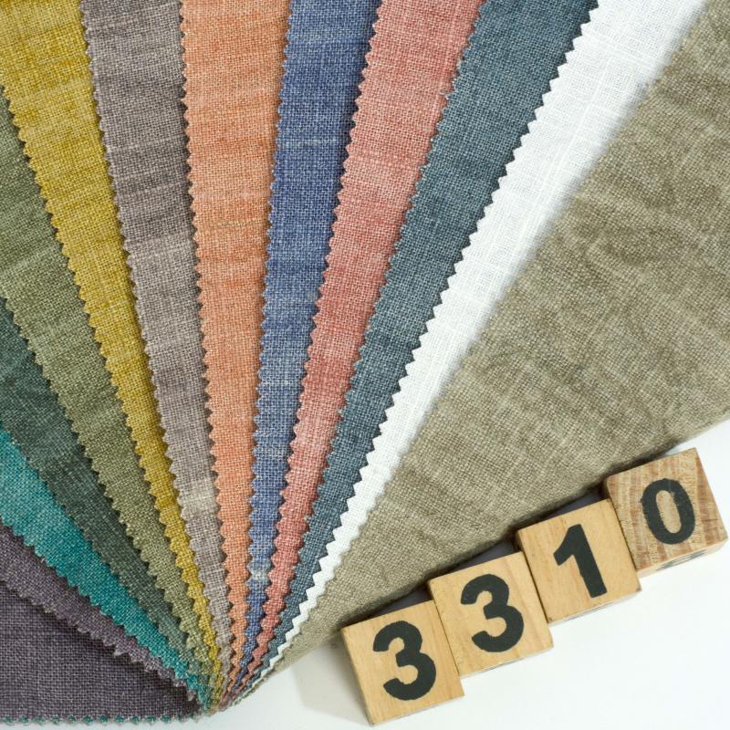 Linen Viscose Heavyweight Fabric - 235g, 138cm Width, Textured Drape ...