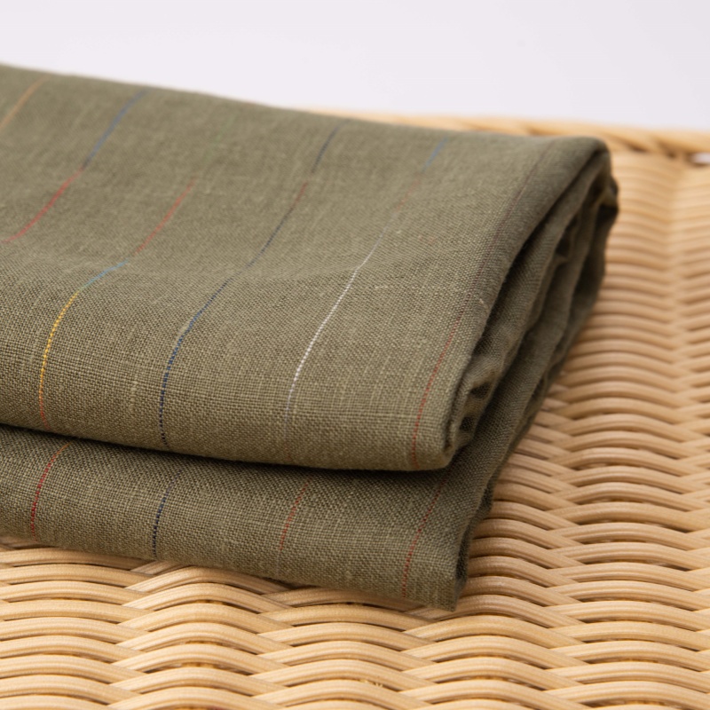 Pure Linen Fabric - 157g, 138cm Width, 100% Linen - Natural Spring ...
